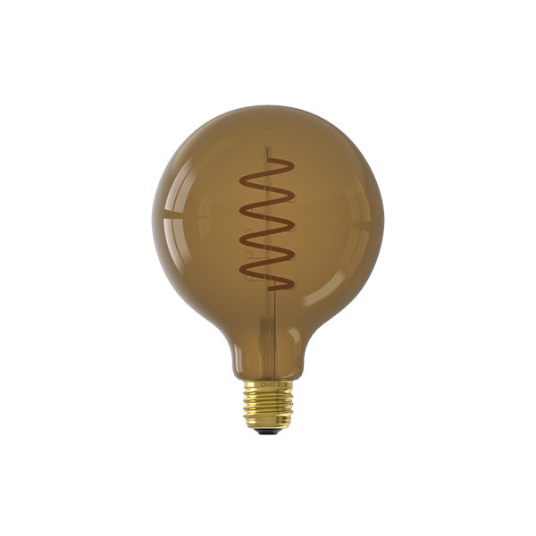 Calex LED lamp E27 | Bol G125 | Filament | Bruin | 1800K | Dimbaar 4W Calex 123led.nl